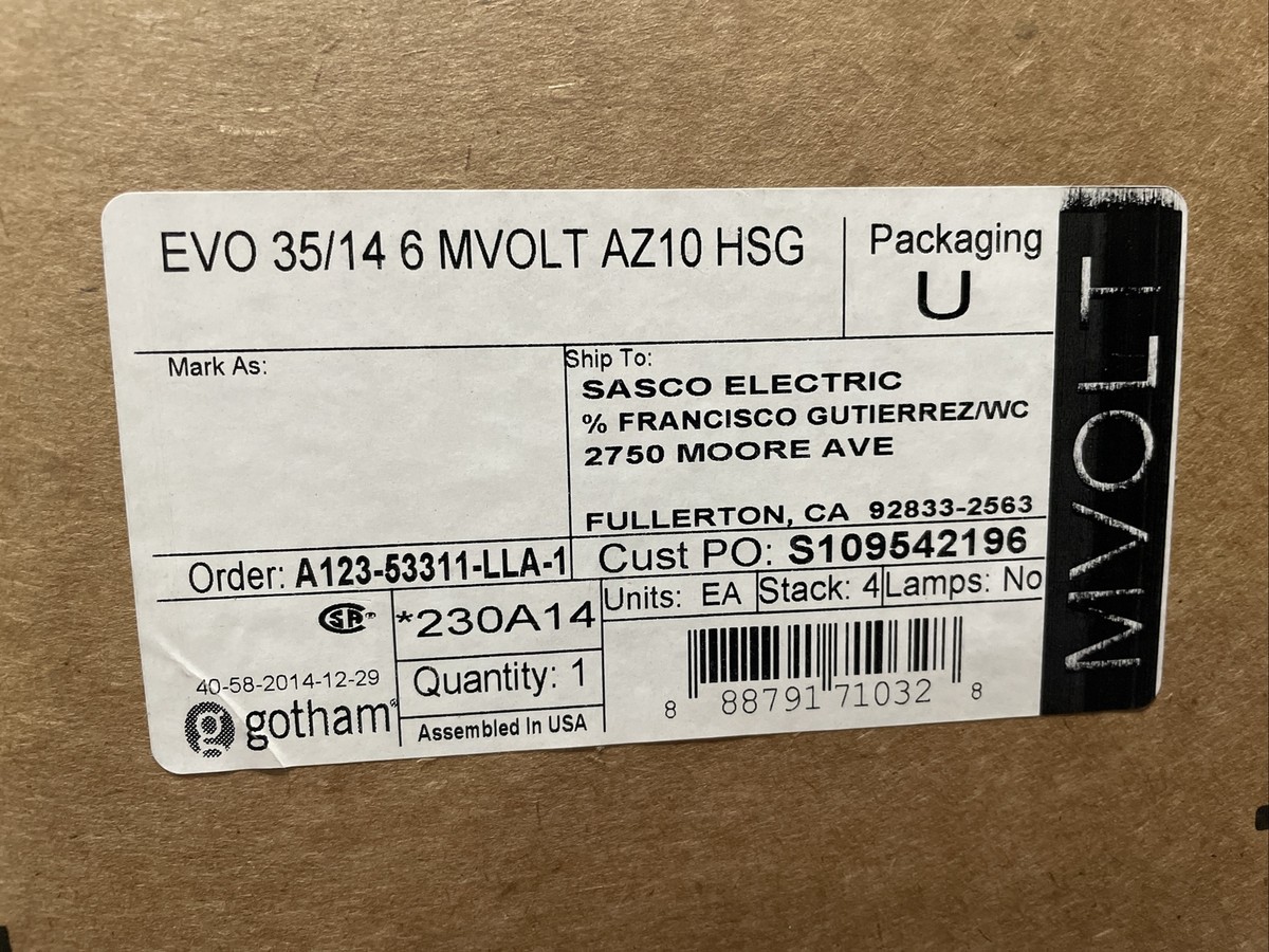 Gotham Lighting Evo 41 14 | Shelly Lighting