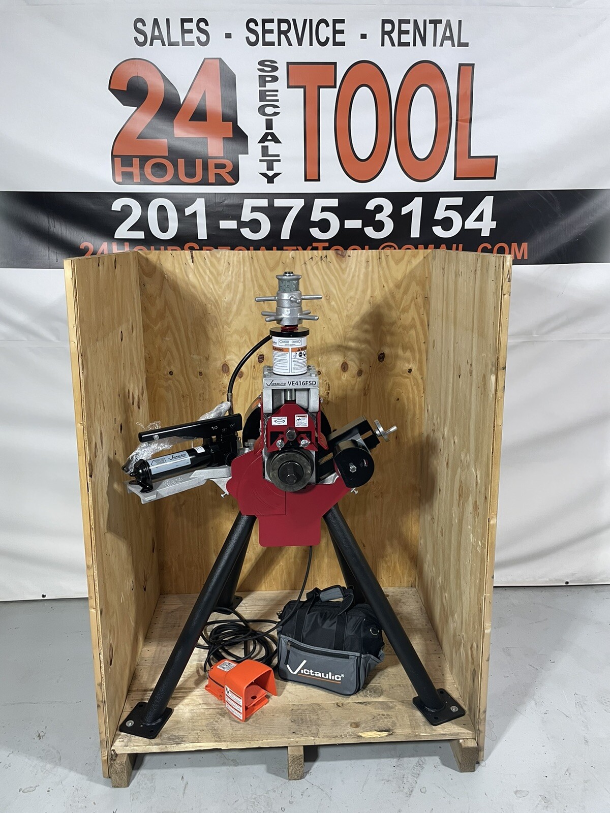 VICTAULIC VE416FSD Hydraulic Vic Roll Groover 2”-16” AGS Grooving ...