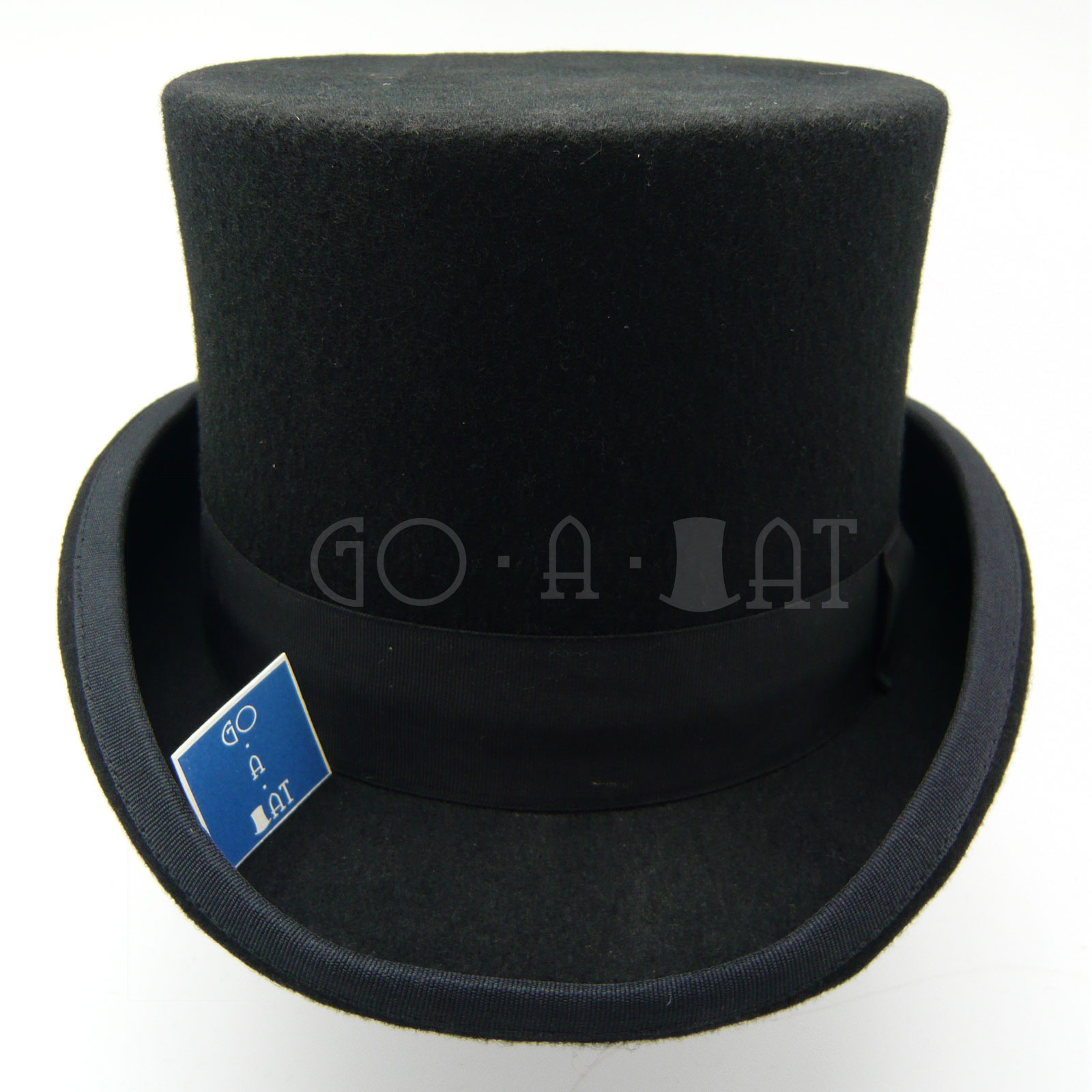 VINTAGE Wool Felt Topper Top Hat Gentlemen Tuxedo Men Victorian | 59cm ...