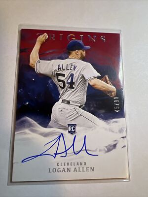 2020 Panini Chronicles - Origins Signatures Red #15 Logan Allen /99 (AU ...