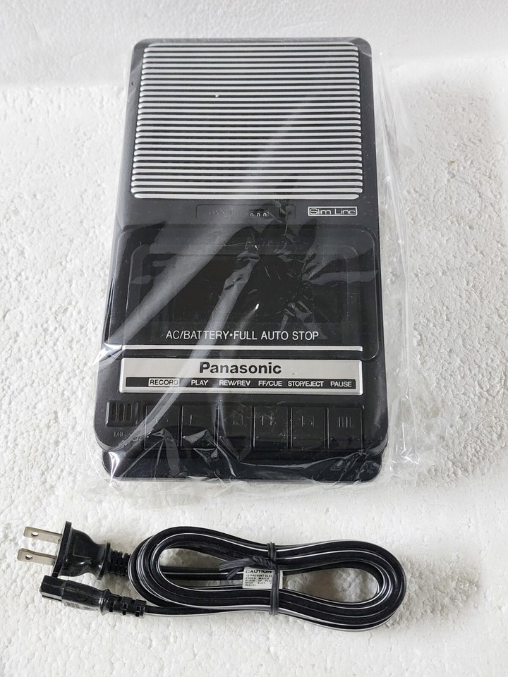 Vintage Panasonic RQ-2102 SlimLine Tape Cassette Recorder with Power ...