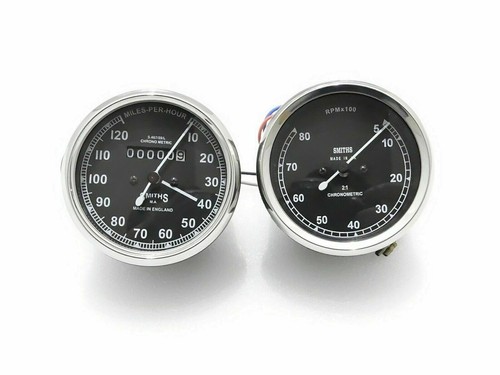 SMITH REPLICA 0-120 MILES SPEEDOMETER & TACHOMETER SET | eBay