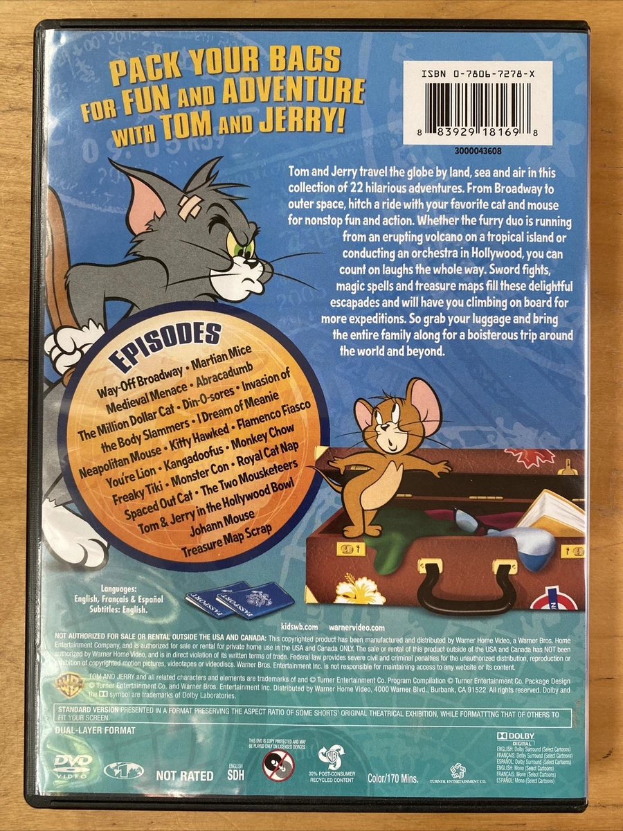 Tom And Jerry Around The World Dvd Cover