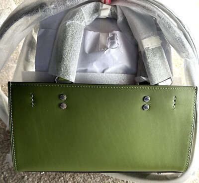 NWT COACH ROGUE 26 DARK LIME SATCHEL TOP HANDLE CROSSBODY BAG CU047 | eBay