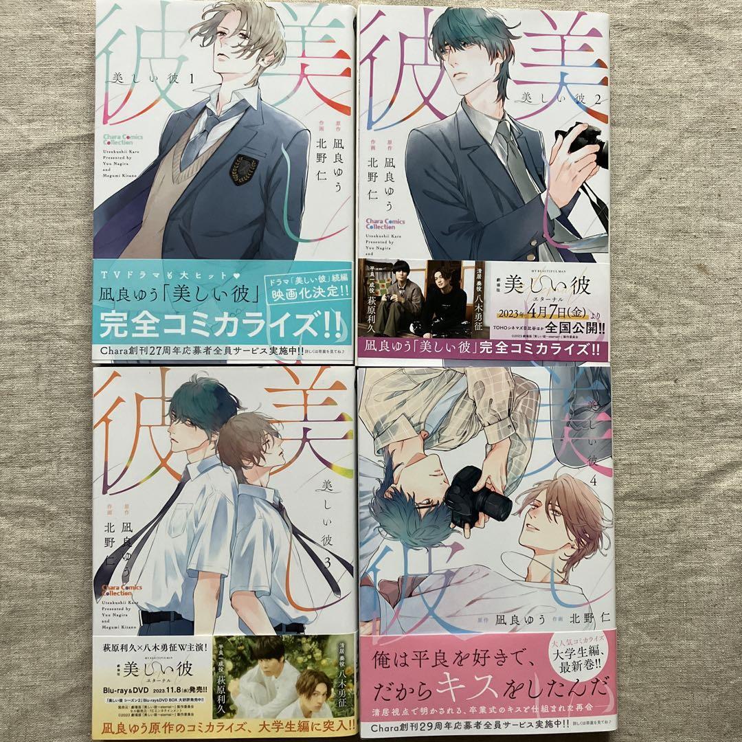 My Beautiful Man Utsukushii Kare Vol.1-3 Japanese Manga Comic Boys Love ...