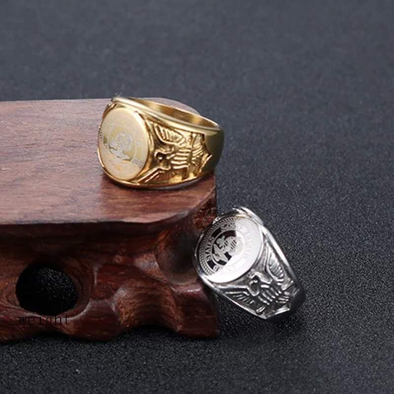Usa Military Ring United States Marine Corps Us Army Men Signet ...