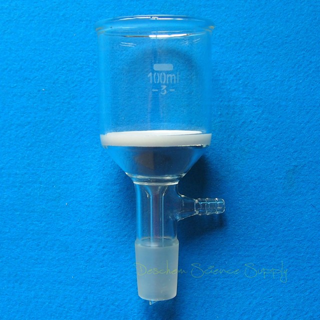 100ml 24/29 Glass Buchner Funnel Pyrex Filter Funnels Coarse Filters ...