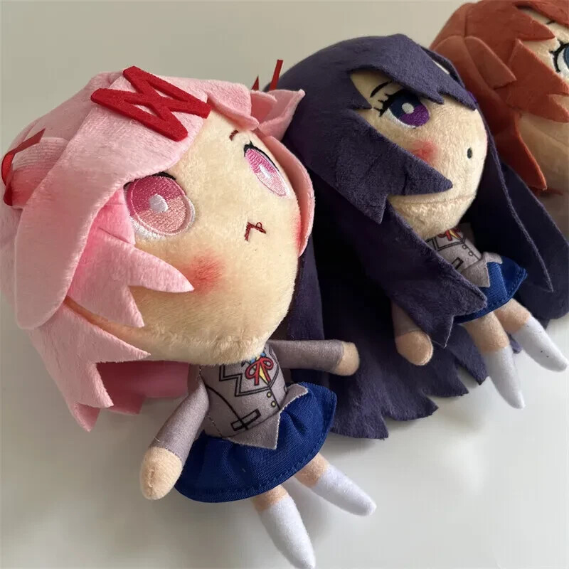 Anime Doki Doki Literature Club Plush Doll Sayori Yuri Monika Natsuki ...