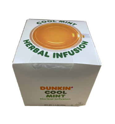Dunkin Donuts Cool Mint Tea With 15 Tea Bags | eBay