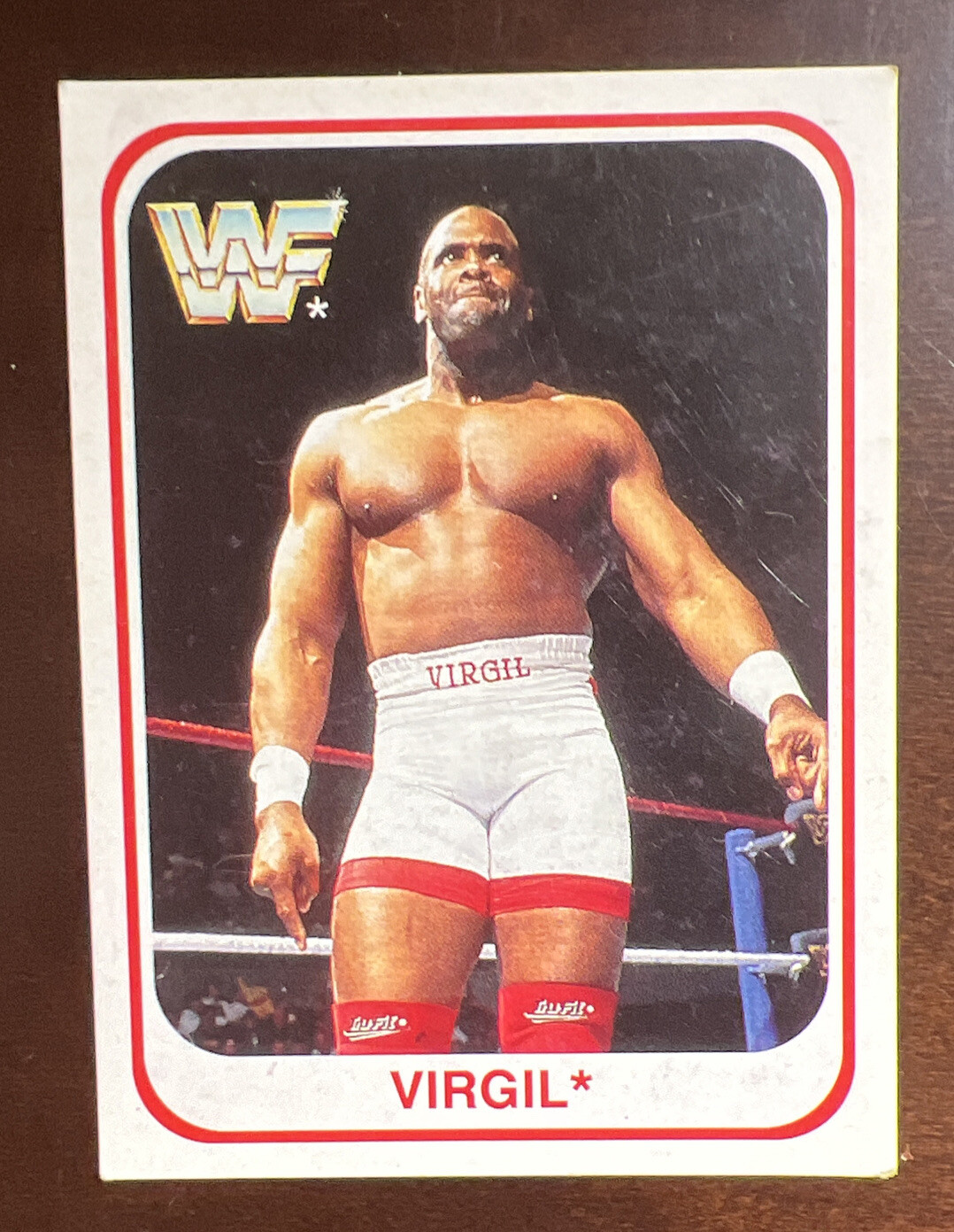 1991 Merlin WWF German Vincent Virgil #72 Rookie RC 3S9 | eBay