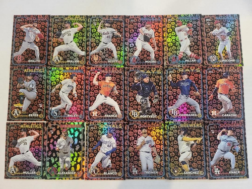 2024 TOPPS UPDATE HALLOWEEN FOIL LOT 33 CARDS GHOST + JACK O'LANTERN ...