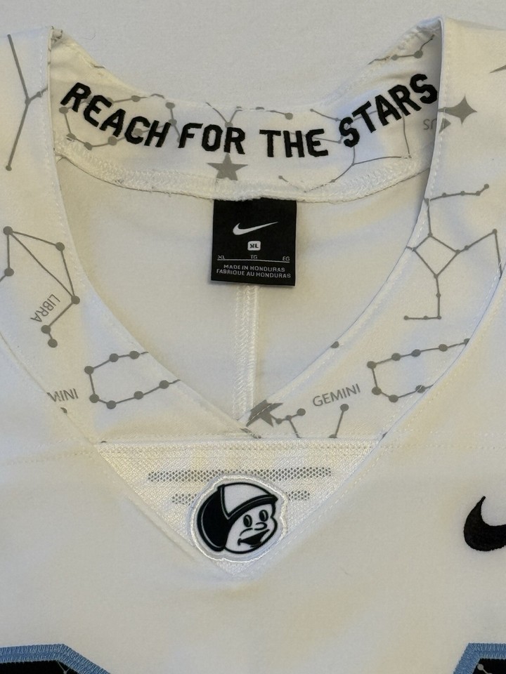 2019 UCF Knights Game Used / Worn Citronaut Space Game Nike Football ...
