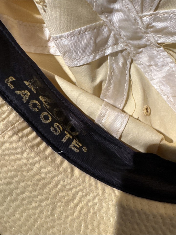 Vintage Izod Lacoste Bucket Hat Sun Boonie Fishing Grumpy Old Men Union ...