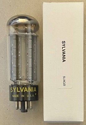 Used 39967 Rectifier Tube Sylvania 5U4Gb Black Plate | eBay