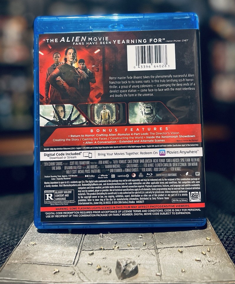 ALIEN 💥ROMULUS💥 BLU-RAY & DIGITAL CODE | eBay