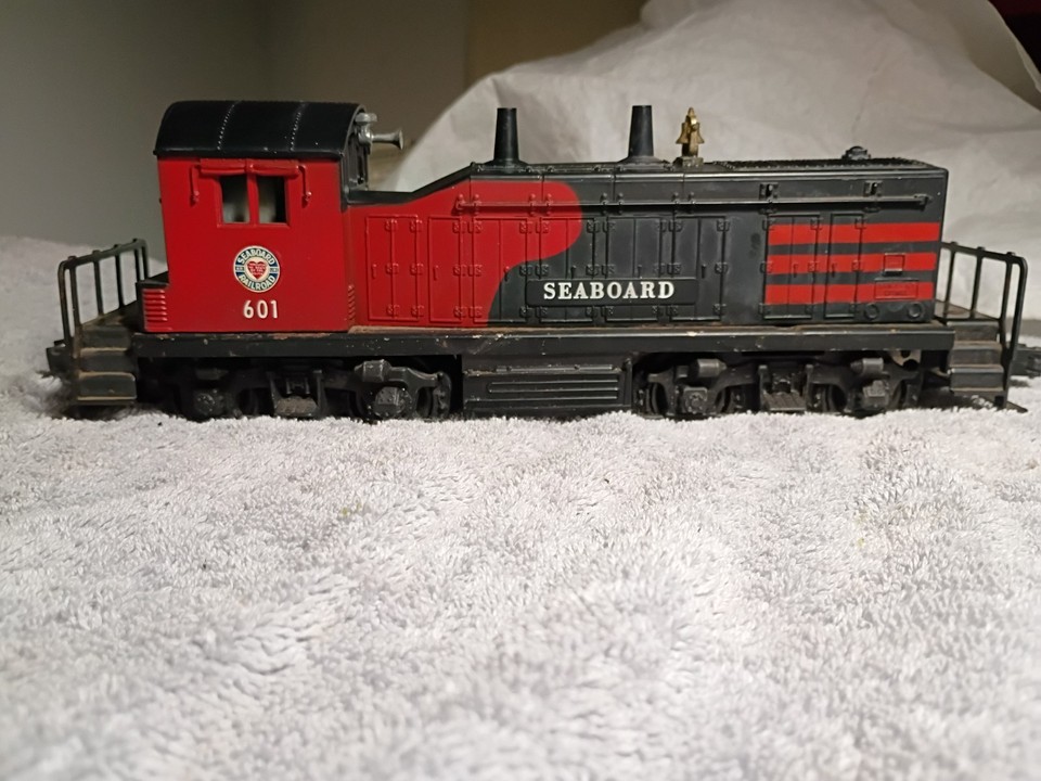 LIONEL TRAINS POST WAR # 601 SEABOARD SWITCHER. O/O27-GAUGE. TESTED ...