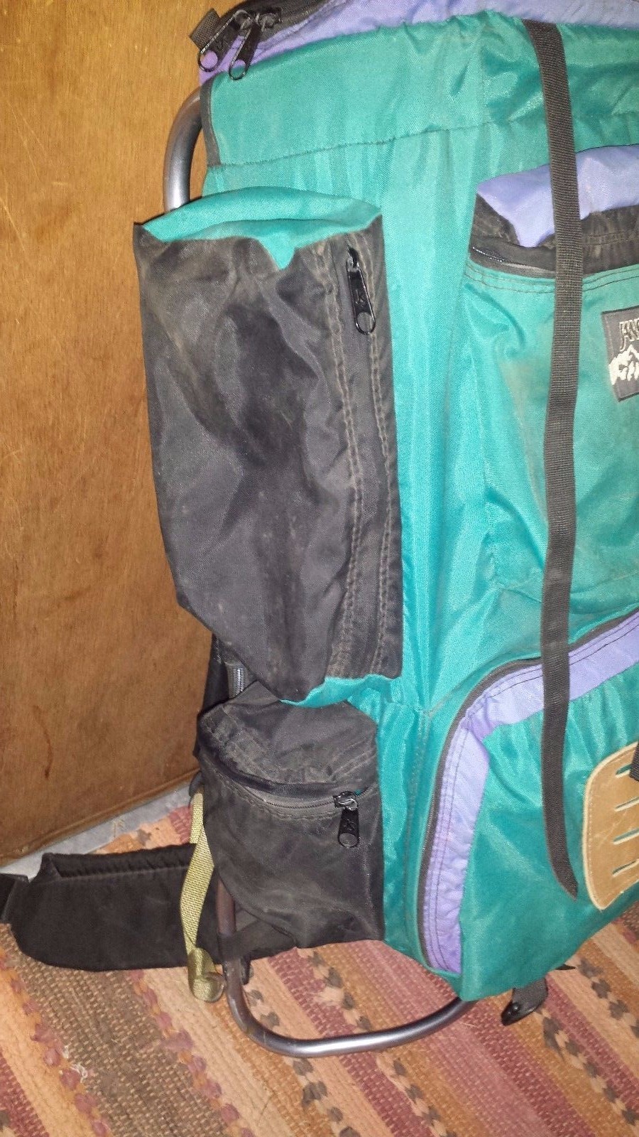 Vintage 90's* Jansport external frame backpack* large* 33" frame* USA ...