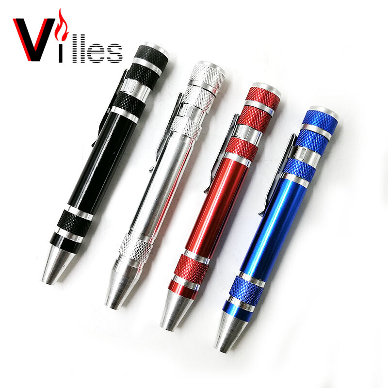8 in 1 Pocket Precision Mini Screwdriver Pen Multi-purpose DIY Repair ...