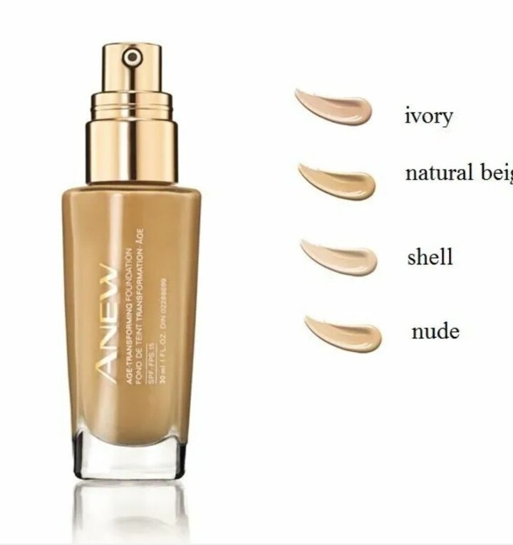 AVON ANEW AGE TRANSFORMING FOUNDATION anti ageing liquid foundation ...
