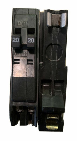 Square D QO2020C 20Amp Tandem Single Pole Circuit Breaker for sale ...