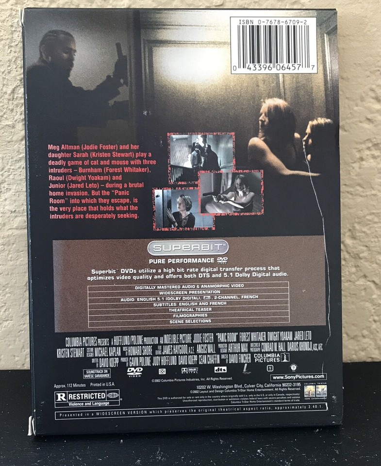 Panic Room (DVD 📀 2002, The Superbit Collection) | eBay