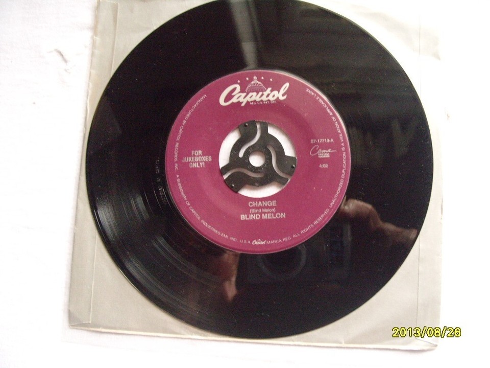 BLIND MELON CHANGE CAPITOL RECORDS US IMPORT RARE JUKEBOX COPY 7" VINYL ...