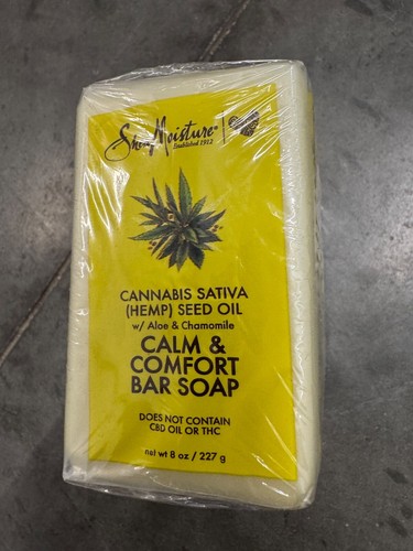 Shea Moisture Cannabis Sativa Calm Comfort Bar Soap W/Aloe Chamomile 4 ...