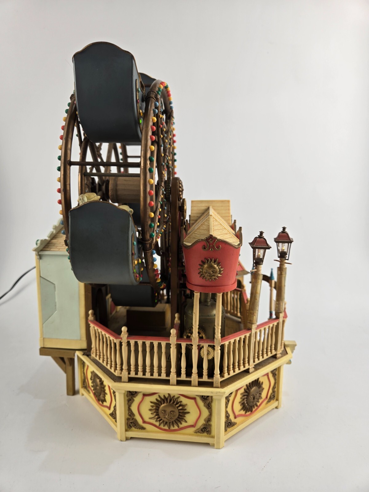 Enesco Majestic Ferris Wheel Music Box With Power Cord Band Organ - 100 ...
