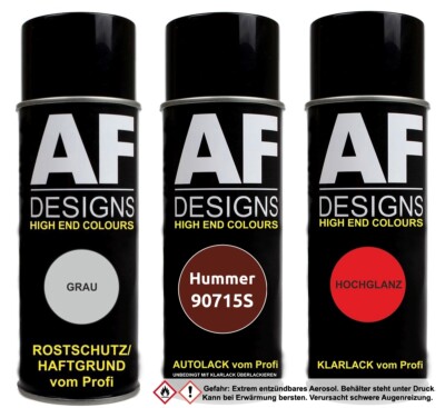 Hummer 90715S Seraph Orange Metallic Autolack Klarlack Grundierung ...