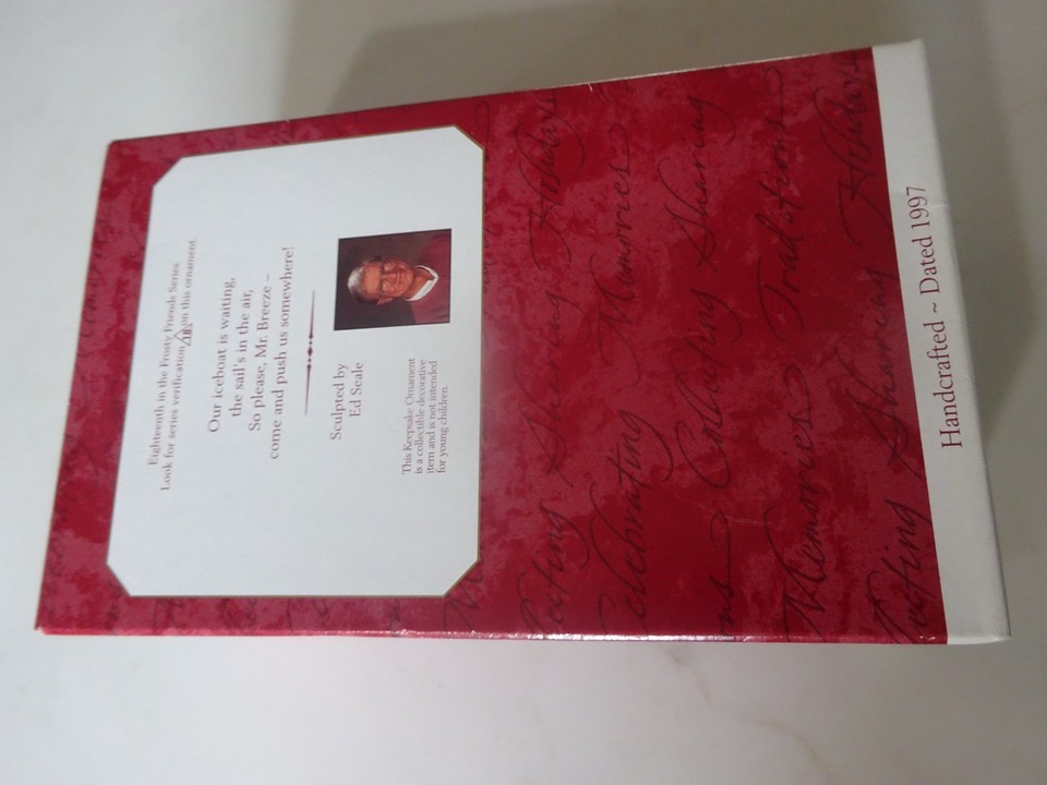 Vintage Hallmark Frosty Friends Ornaments 1997 NEW? opened | eBay