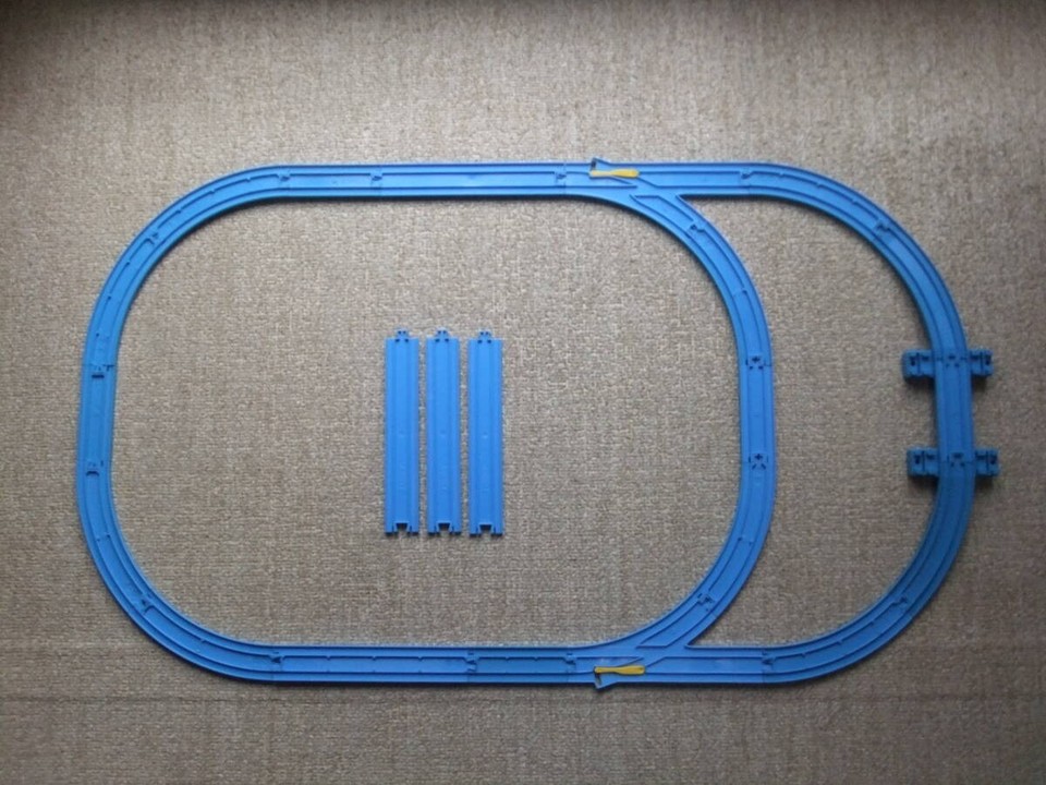 ! [Plarail] *《Turnout rail, slope curve rail, curved rail, straight ...