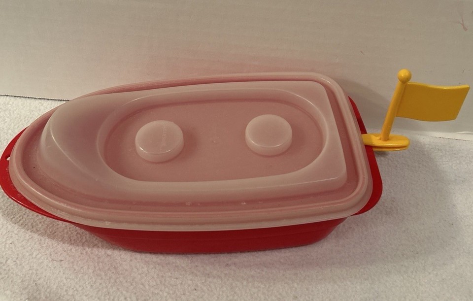 Vintage Tupperware Tuppertoys Canoe Tupper Canoe Boat Tuppertoy ...
