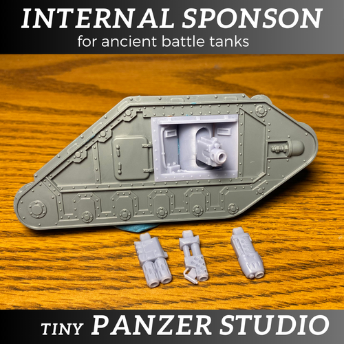 Internal Sponson Kit compatable w/ warhammer 40k Solar Auxilia Leman ...