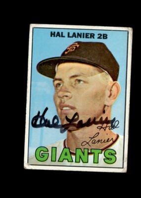 Hal Lanier 1967 Topps Giants authentic autographed card | eBay