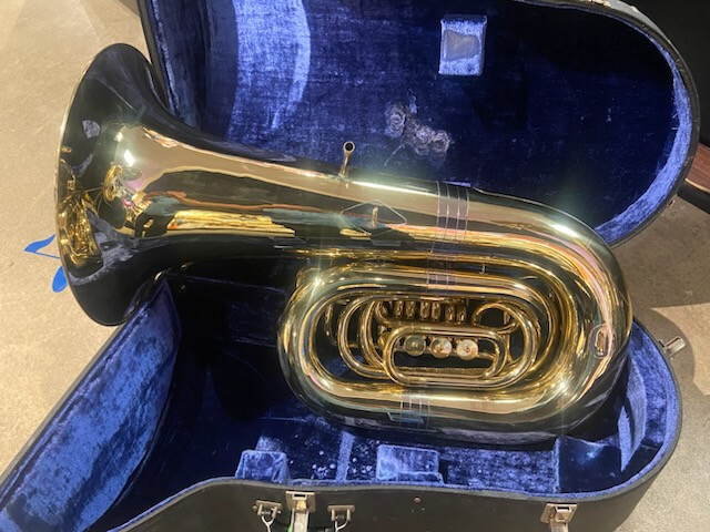 Sanders Double C Rotary Valve Tuba w/ Case | eBay