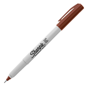 1 x BROWN Sharpie Ultra Fine Point Permanent Marker | eBay