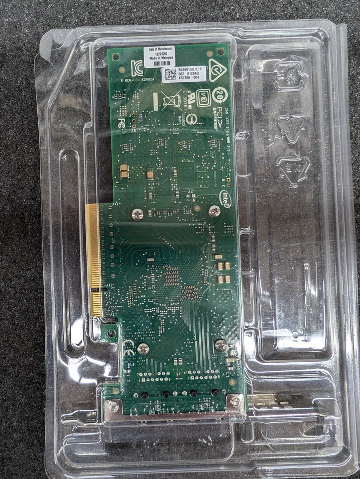 New, Dell, 1WYFT, Intel X710-T2L 2-Port 10Gbit RJ45 Ethernet Network ...