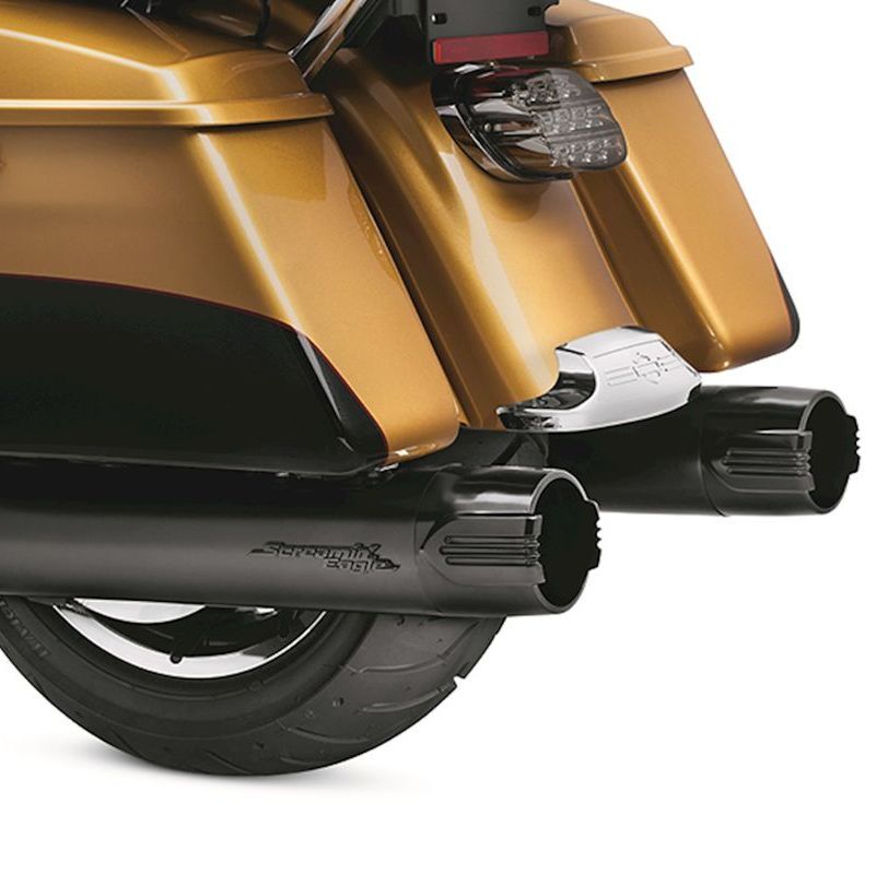 Genuine Harley M8 Touring Defiance Collection Muffler End Cap KIT 4.5 ...