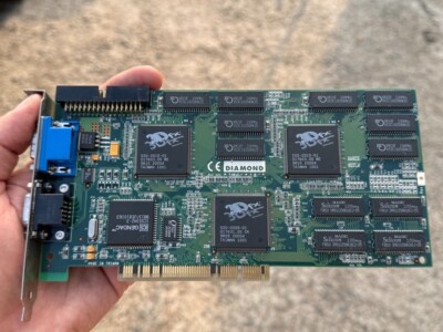 Vintage Video Card Diamond Monster 3D II PCI 8Mb / 3Dfx Voodoo 2 ...