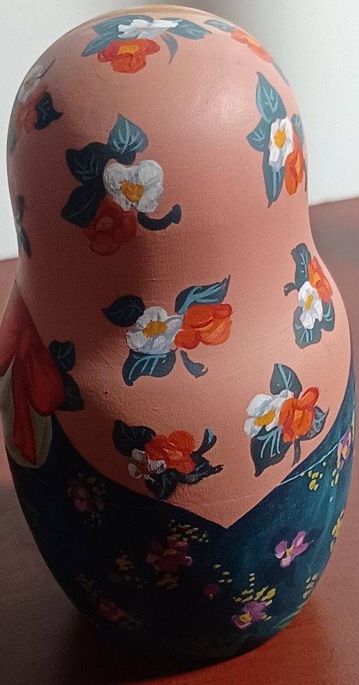 Russian Matryoshka Nesting Doll 5pc 7" Paint By Artist A Lukash | eBay