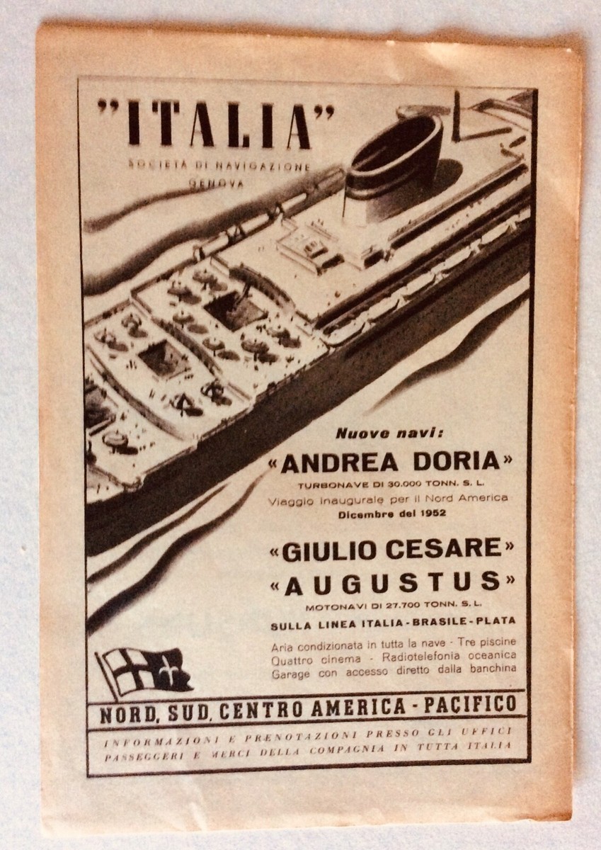 Andrea Doria Postcard