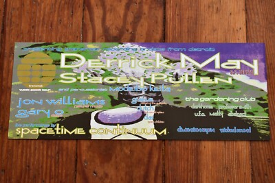Vintage Rave Flyer: DERRICK MAY/STACEY PULLEN San Francisco 1996 ...