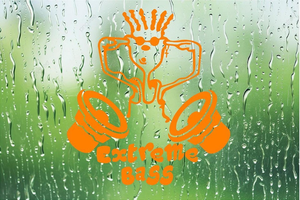 EXTREME BASS Fido Dido Style Lifestyle Funny Vinyl Car Sticker Novelty ...