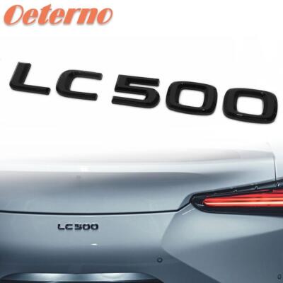 Gloss Black For LC500 Car Auto Rear Trunk LC 500 Letter Badge Emblem | eBay