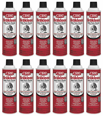 CRC 05089 BRAKLEEN Brake Parts Cleaner - Non-Flammable 19oz Cans, 12 ...