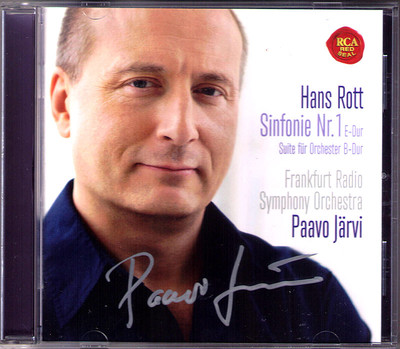 Paavo JÄRVI Signed Hans ROTT 1858-84 Symphony No.1 D-dur Suite für ...