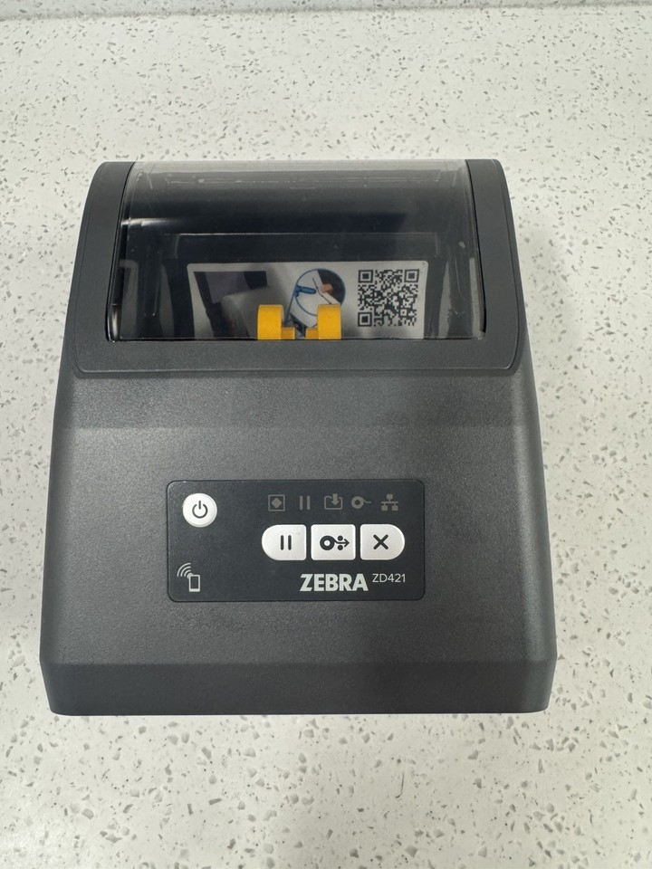 ZEBRA ZD421 Direct Thermal Desktop Printer - Excellent Condition Barely ...