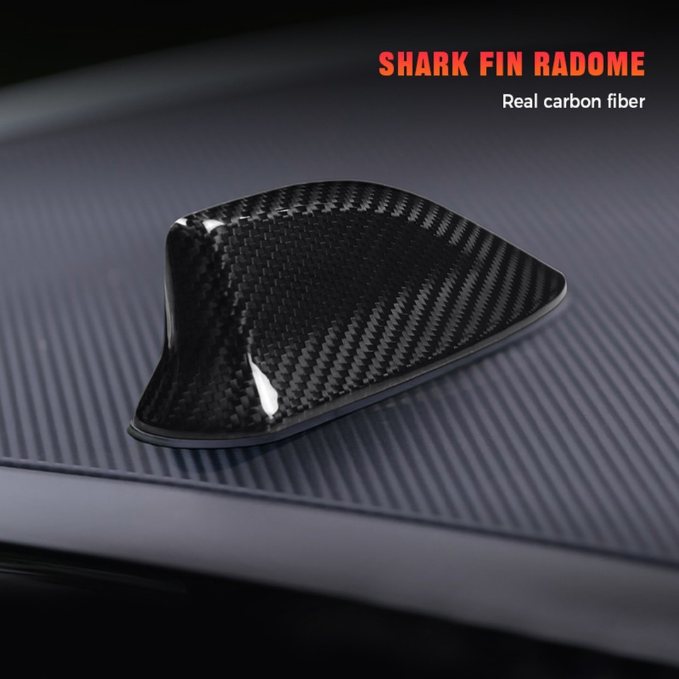 Carbon Fiber Shark Fin Antenna Cover Cap For Toyota GR Corolla/GR Yaris ...