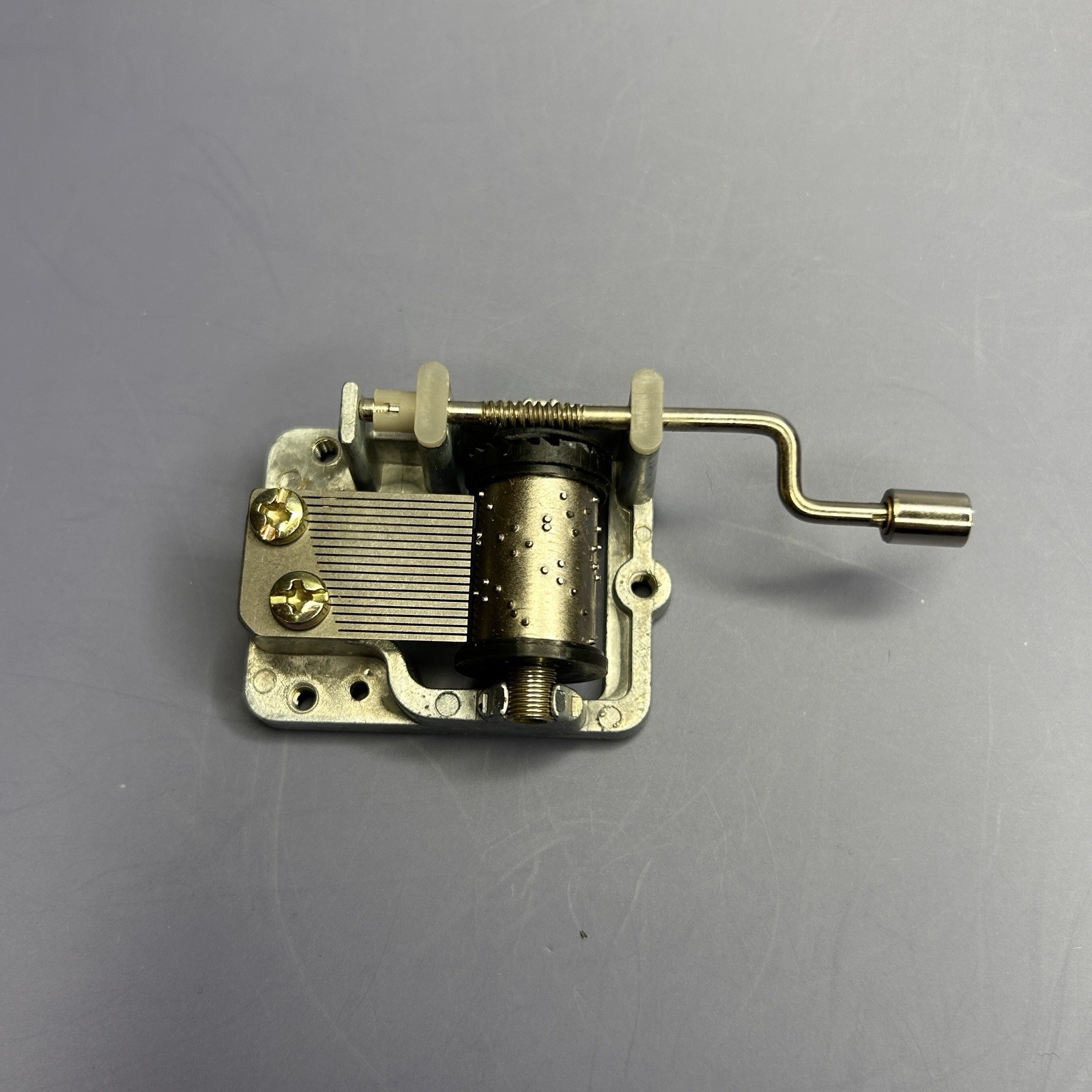 Mechanical Hand Crank Wind Up Craft DIY Music Box “Happy Birthday ...