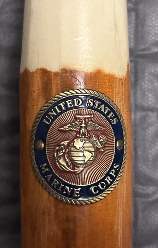 Hand Crafted Exotic Wood (Marine Corps) Walking Stick 47” | eBay